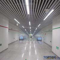 China 1.2mm Roll Form White U Shape Baffle Ceiling Buidling Decorational Metal Suspended Wall Ceiling Strip for sale