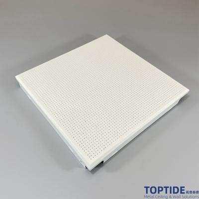China 0.6mm Square PVDF Coating Clip In Ceiling System For Office Building for sale