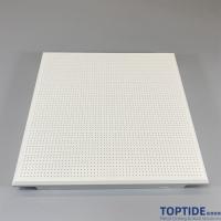 China CE Interior Decoration 500mm Perforated Aluminum Ceiling Panels Square for sale