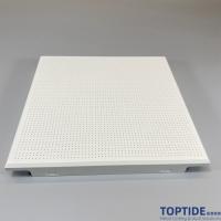 China Aluminium Suspended Metal Ceiling Tiles 2 x 2 Perforated Office False Clip Snap in Ceiling Panels Price for sale