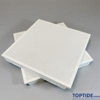 China Perforated 600mm RAL9016 Clip In Ceiling System Noise Reduction for sale