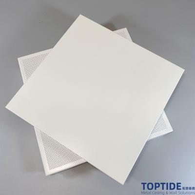 China Perforated Metal Building Materials Acoustic Aluminium / Aluminum Suspended Wall Ceiling Panel for sale