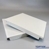 China CTC Approval Flat White Aluminum 300mm Clip In Ceiling System Commercial for sale
