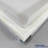 China RAL Colors 1.5mm 300×300mm Aluminum Fireproof Ceiling Board Square for sale