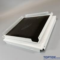 China RAL Colors 1.5mm 300×300mm Aluminum Fireproof Ceiling Board Square for sale