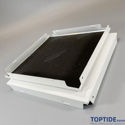 China RAL Colors 1.5mm 300×300mm Aluminum Fireproof Ceiling Board Square for sale