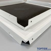 China Suspended Cut Edge SoundTex Fireproof Ceiling Board , Acoustic Ceiling Tiles 600x600 for sale