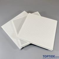China T15 1mm Lay In Ceiling System Decorative , 12x12 Acoustic Ceiling Tiles for sale