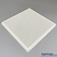 China CE 0.6mm Square Aluminum Wood Lay In Ceiling System For Decoration for sale