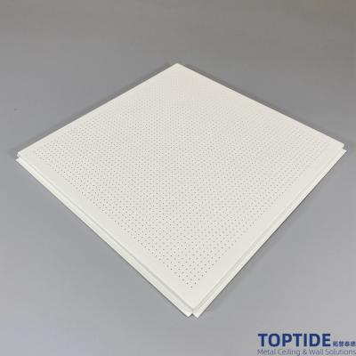 China CE 0.6mm Square Aluminum Wood Lay In Ceiling System For Decoration for sale