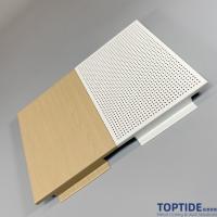 China Decorative Aluminium Suspended Metal Ceilling Panels Office Building Sound Absorbing Material for sale