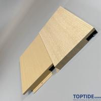 China Decorative Aluminium / Steel Wood Ceiling Panel Acoustic Suspended Metal False Ceiling For Airport for sale