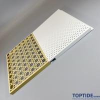 China Carving Metal Suspended Ceiling Panel Hollowing Aluminium / Steel Building Wall Ceiling Covers for sale