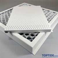 China Carving Metal Suspended Ceiling Panel Hollowing Aluminium / Steel Building Wall Ceiling Covers for sale