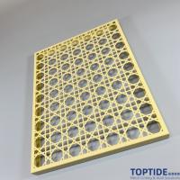 China CNC Hollowing Aluminium Suspended Ceiling Panel Decorational Building Wall Partition Materials for sale
