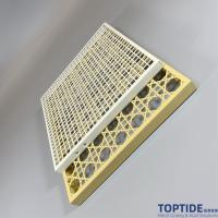 China Laser Carving Aluminium Hollowing Decorative Ceiling Panel Acoustic Building Decorating Materials for sale