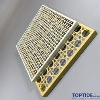 China Laser Carving Aluminium Hollowing Decorative Ceiling Panel Acoustic Building Decorating Materials for sale
