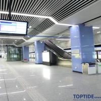 China SONCAP Certified 3.5mm Cured Metal Column Covers For Metro Station for sale