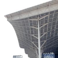 China Lattice Curved Metal Linear Strip Ceiling Decorative PVDF Aluminium Profile Suspended Ceiling Plank for sale