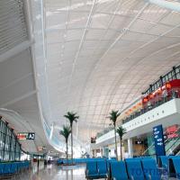 China Lattice Curved Metal Linear Strip Ceiling Decorative PVDF Aluminium Profile Suspended Ceiling Plank for sale