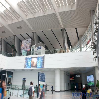 China Custom Made Curved Aluminium Profile Decorative Metal Suspended Multi System Ceiling Boards for sale