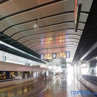 China Double Hook Acoustic Sound Perforated Metal NRC 0.8 Aluminium / Steel Suspended Metal Ceiling Tiles for sale