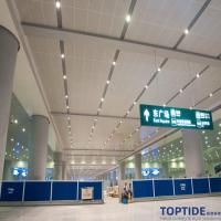 China CE Certified Snap In Building Decorational Acoustical Perforated Soundproofing Aluminium Suspended Square Ceiling Tiles for sale