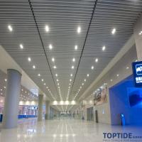 China CE Certified Snap In Building Decorational Acoustical Perforated Soundproofing Aluminium Suspended Square Ceiling Tiles for sale