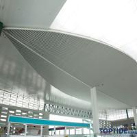 China Customized Beautifully Shaped Aluminium Profile Suspended Frame Metal Baffle Strip Plank for sale