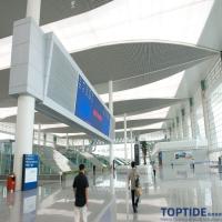 China Customized Beautifully Shaped Aluminium Profile Suspended Frame Metal Baffle Strip Plank for sale