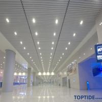 China High Strength 150mm RAL9016 Decorative Metal Ceiling Panels , Commercial Ceiling Tiles for sale