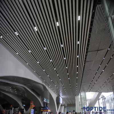 China Linear Metal Suspended Ceiling Decoration Materials with Easy Install Ceiling Suspension System for sale