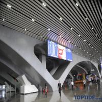 China Linear Metal Suspended Ceiling Decoration Materials with Easy Install Ceiling Suspension System for sale