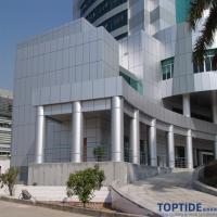 China CTC Approval Multifunctional Architectural Metal Column Covers Silver for sale
