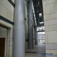 China Weather Resistance 4.0mm PVDF Painted Indoor Column Wraps , Porch Column Covers for sale