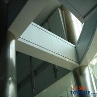 China 3.5mm CNC Perforated Metal Column Covers Interior Decoration for sale
