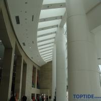 China Weather Resistance Wearable 4mm RAL9016  Metal Column Covers No Fading for sale