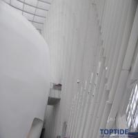 China Architectural Vertical 2.0mm PVDF Aluminum Sun Louver For Window for sale
