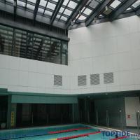 China PVDF Painted 3mm Decorative Suspended Ceiling Tiles , Cloud Ceiling Panels for sale
