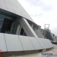 China PVDF Painting Aluminium Building Cladding Covers Customized Dirtproof Stainless Steel Facade for sale