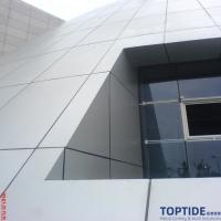 China PVDF Painting Aluminium Building Cladding Covers Customized Dirtproof Stainless Steel Facade for sale