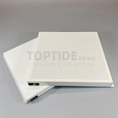 China Removable Aluminum Suspended Metal Windproof Decorative Acoustic Ceiling Board for sale