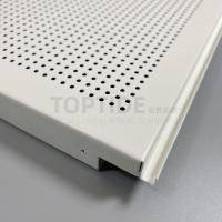 China Sound Absorbing Aluminium / Steel Decorative False Ceiling Acoustic Perforated Panel for sale
