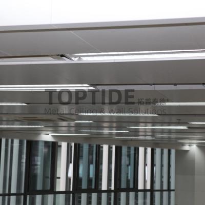 China Decorative Acoustic Aluminum Ceiling Removable Suspended Metal False Ceiling Tiles for sale