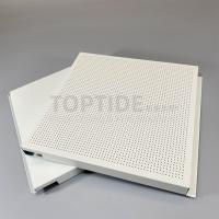 China Decorative Acoustic Aluminum Ceiling Removable Suspended Metal False Ceiling Tiles for sale