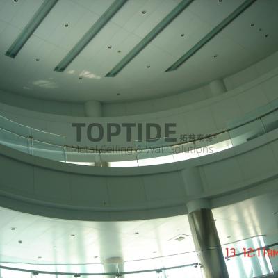 China Multi Size Shape Ceiling Systems Waterproof Aluminium Integrated Suspended Metal Ceiling Panels for sale