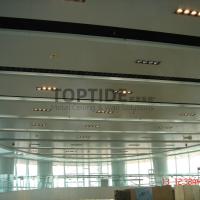 China Rectangular Punching Steel / Aluminum Hook On Suspended Metal perforated False Ceiling for sale