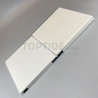 China Acoustic Hook On Ceiling System Aluminum Perforated Suspended Ceiling Tiles for sale