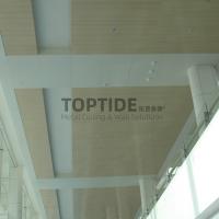 China Aluminum / Aluminium Hallway Hanging Wood Looking Suspended Metal Decorative Ceiling Tiles for sale