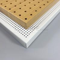 China Commercial Architectural Aluminum Metal Perforated Ceiling Tiles With Simple Suspension System for sale